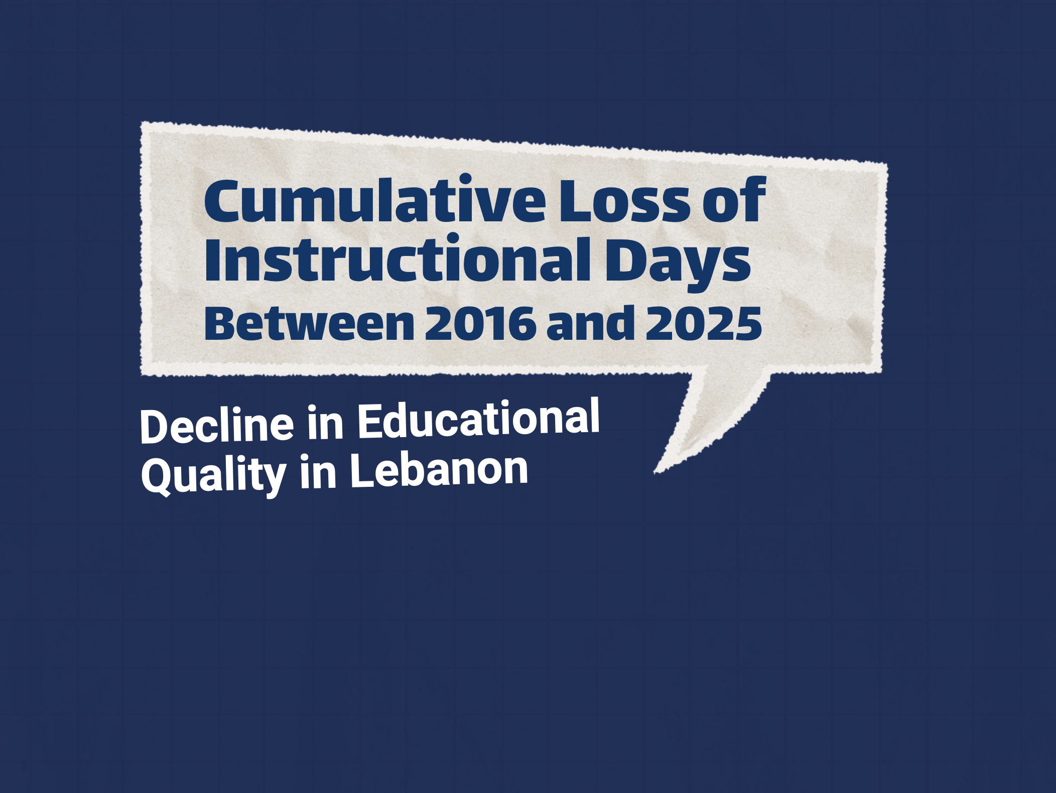 Cumulative Loss of Instructional Days Between 2016 and 2025: The ...